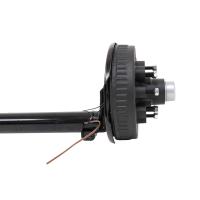 China 12v Voltage 7000lb Torsion Trailer Axle with Electric Brakes and Hand Brake Option for sale