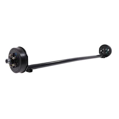 China Custom Length 3500 lb Torsion Trailer Axle with Electric Brakes and OEM Service Provided for sale