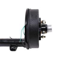 China Custom Length 3500 lb Torsion Trailer Axle with Electric Brakes and OEM Service Provided for sale