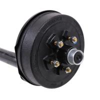 China Custom Length 3500 lb Torsion Trailer Axle with Electric Brakes and OEM Service Provided for sale
