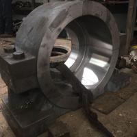 China Sand Casting Process Large Cast Steel Pillow Block Bearing  Parts for sale