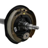 China High Capacity 7000 lb Trailer Axle with Electric Brakes and 8 Bolts on 6.5