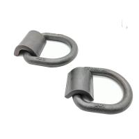 China Carbon Steel Heavy Duty Trailer Weld On D Ring Forging Process and Surface Treatment for sale