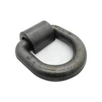 China Carbon Steel Heavy Duty Trailer Weld On D Ring Forging Process and Surface Treatment for sale