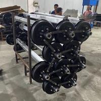China 5200 lb 6 Lug Electric Brake Trailer Axle Assembly for 6 Bolts on 5.5
