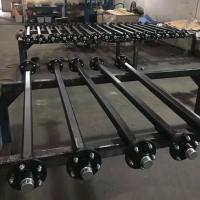 China Black Anti-Rust Paint Unbraked Trailer Axle for Heavy Loads and Max Speed of 90 km/h for sale