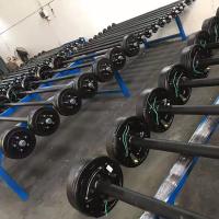 China Trailer Parts in 3500 lb 5 lug Electric Brake Trailer Axle Assembly for sale