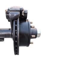 China Straight Axle 7000 lb Trailer Axle with Disc Brakes for sale