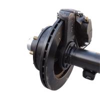 China Straight Axle 7000 lb Trailer Axle with Disc Brakes for sale