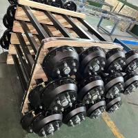 China 500Kg-2000Kg Load Capacity Trailer Axle With Mechanical Drum Brake Easy Installation for sale