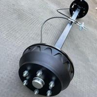 China 500Kg-2000Kg Load Capacity Trailer Axle With Mechanical Drum Brake Easy Installation for sale