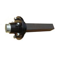 China Trailer Axle Parts Various Steel Materials and Customization Features for sale