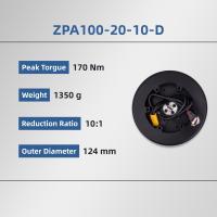 China ZBDynamiX ZPA100-20-10-D High-Torque Planetary Joint Actuator 170 Nm Peak Torque 10:1 Reduction Ratio for sale