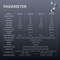 China ZBDynamiX ZRM-65-B 6-Axis Collaborative Robot Arm 650mm Reach High-Precision Cobot for Pick-and-Place for sale