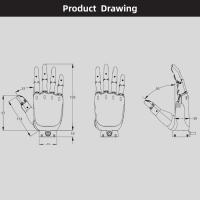 China ZBDynamiX ZDH-6D-183-T Five-Finger Humanoid Robotic Hand | 11 DOF, Force Sensing, for Cobots and Robot Arms for sale