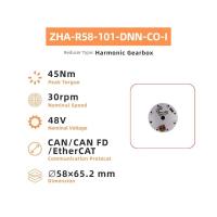 China ZBDynamiX ZHA-R58 Integrated Harmonic Joint Actuator 45 Nm Peak Torque 101:1 Ratio OD58 mm for sale