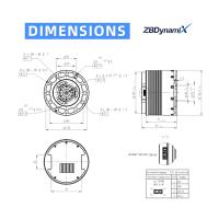 China ZBDynamiX ZPA105-27-18-D High-Torque Planetary Joint Actuator 400 Nm Peak Torque 18:1 Reduction for sale