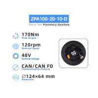 China ZBDynamiX ZPA100-20-10-D High-Torque Planetary Joint Actuator 170 Nm Peak Torque 10:1 Reduction Ratio for sale
