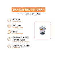 China ZBDynamiX ZHA-Lite-R68-101-DNN-I Lightweight Harmonic Joint Actuator | 82 Nm Peak Torque, 101:1 Ratio, OD68 mm for sale