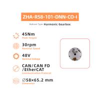 China ZBDynamiX ZHA-R58 Integrated Harmonic Joint Actuator 45 Nm Peak Torque 101:1 Ratio OD58 mm for sale