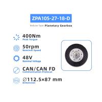China ZBDynamiX ZPA105-27-18-D High-Torque Planetary Joint Actuator 400 Nm Peak Torque 18:1 Reduction for sale