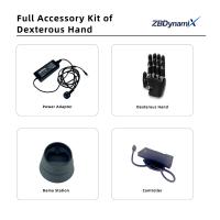 China ZBDynamiX ZDH-16D-222-N 20-DoF Dexterous Robotic Hand | 16 Active DOF, 52 N Grip Strength, CAN FD Communication for sale