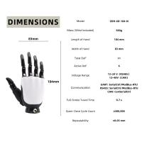 China ZBDynamiX ZDH-6D-184-N Five-Finger Humanoid Robotic Hand 11 DOF for Robot Arms for sale