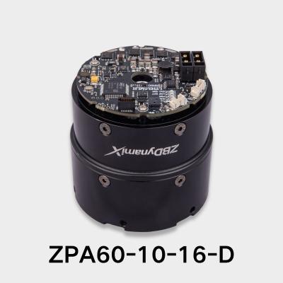 China ZBDynamiX ZPA60-10-16-D Integrated Planetary Joint Actuator 25 Nm Peak Torque 16:1 Ratio OD69 mm for sale