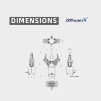 China ZBDynamiX ZAG-2F120-N Two-Finger Parallel Robotic Gripper | 80 N Gripping Force, 120 mm Stroke, ±0.03 mm Repeatability for sale