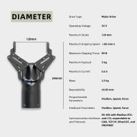 China ZBDynamiX ZAG-2F120-N Two-Finger Parallel Robotic Gripper | 80 N Gripping Force, 120 mm Stroke, ±0.03 mm Repeatability for sale