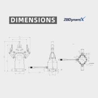 China ZBDynamiX ZAG-2F120S-N Two-Finger Parallel Robotic Gripper | 120 mm Stroke, 50 N Gripping Force, ±0.03 mm Repeatability for sale