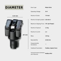 China ZBDynamiX ZAG-3F110-N Three-Finger Adaptive Robotic Gripper | 110 mm Stroke, 2.5 kg Max Payload, ±0.02 mm Repeatability for sale