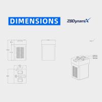 China ZBDynamiX CHEETAH-1PD-01 48V Robotic Battery Pack | 5Ah Capacity, 50A Continuous Discharge Current, 110A Pulse Discharge Current for sale