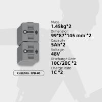 China ZBDynamiX CHEETAH-1PD-01 48V Robotic Battery Pack | 5Ah Capacity, 50A Continuous Discharge Current, 110A Pulse Discharge Current for sale