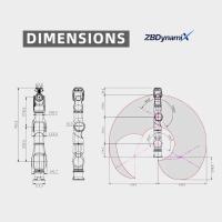 China ZBDynamiX ZRM-75 7-Axis Force-Controlled Robot Arm | 5kg Payload, 700mm Max. Reach for sale