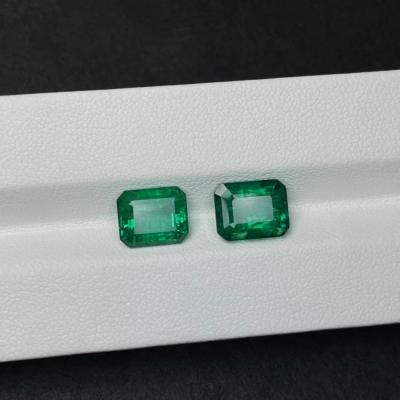 China Green Lab Cultured Sapphire Gems 3.98-4.1g/cm³ Density 9 Mohs Hardness for Jewelry Manufacturing for sale