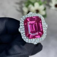 China 2040C Trigonal Pink Sapphire Diamond Ring with 9 Mohs Hardness and 2040℃ Melting Point for sale