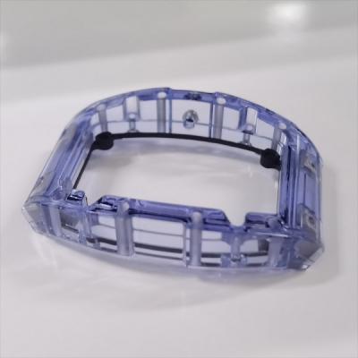China Custom Sapphire Crystal Watch Case with 9H Hardness and Custom Thickness for Luxury Timepieces for sale