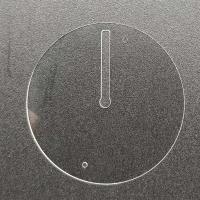 China 1mm Thickness Sapphire Optical Window - 9 Mohs Hardness, 2040°C Melting Point - Custom ODM Manufacturing for sale