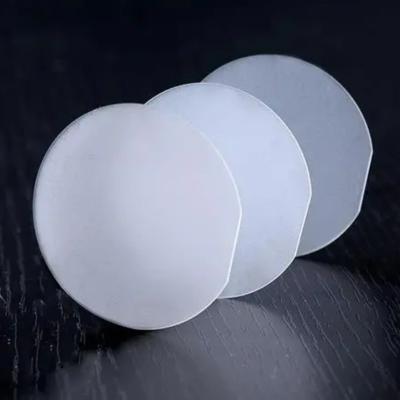 China Sapphire Substrate 100um Thickness with Visible Natural Inclusions - DSP/SSP Polishing for LED and Optical Applications for sale