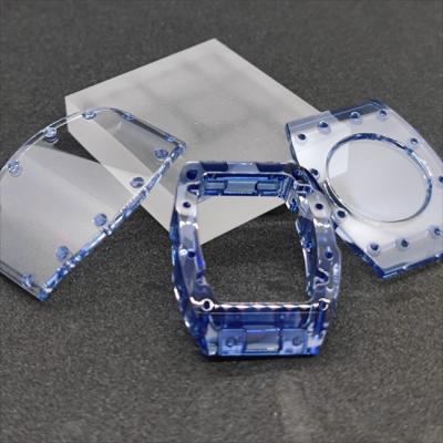 China Lab Cultured Sapphire Watch Case with 9 Mohs Hardness and Custom Sizes for Luxury Timepieces for sale