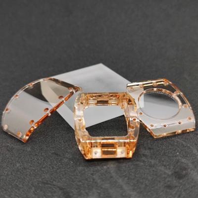 China Colored Sapphire Crystal Watch Case for Large-Size Processing with 0.5-200mm Thickness and 1370 kg/mm² Hardness for sale