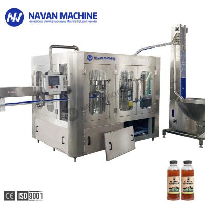 China Automatic PET Bottled Kombucha Tea Washing Filling Capping Machine for sale