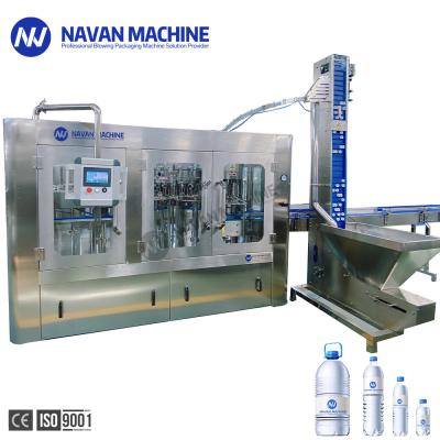 China Gravity Filling Automatic Plastic Bottle Drink Water Filling Machines Production Line for sale
