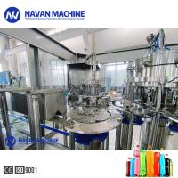 China Auto 1000BPH Carbonated Soft Drink 3 In 1 Washing Filling Capping Machine for sale