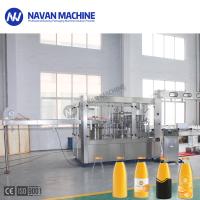China 3 In 1 For PET Bottle Automatic Beverage Juice Hot Filling Machine for sale