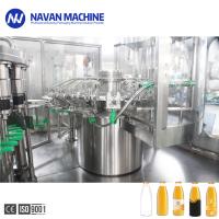 China Plastic Bottle Fresh Juice Filling Machine PLC Control With Touch Screen for sale