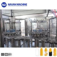 China 4 In 1 Plastic Bottle Liquid Filler Machine PLC Control With Touch Screen for sale