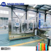 China Automatic Plastic Bottle Soft Drink Sparkling Beverage 3 In 1 Filling Machine for sale