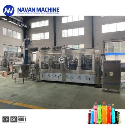 China Automatic 3 In 1 Carbonated Soft Drinks CSD PET Bottle Filling Machine for sale